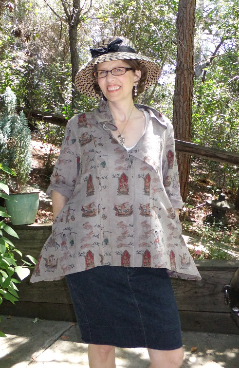 The Dashing Eccentric: Katherine Tilton Trapeze Top: B5891