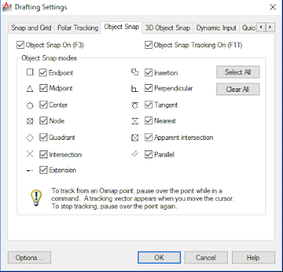 Command, Osnap dan Ortho pada AutoCAD - JELOYSHIT