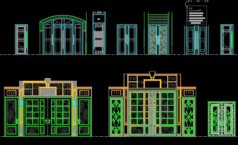 CAD Drawings Free Download: Entrance Design - CAD Drawings Download