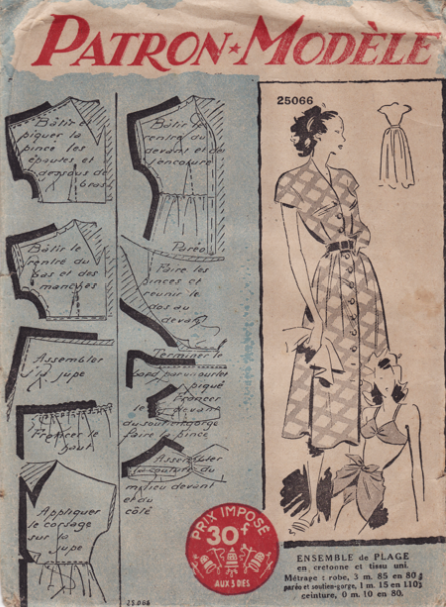 A Few Threads Loose: Sewing with Vintage French Patterns