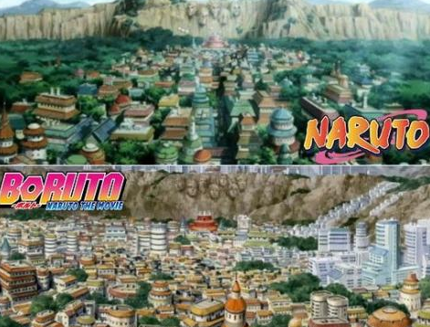 7 Perbedaan Besar Desa Konoha di Boruto The Movie dan Naruto Shippuden!