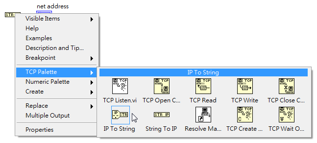 LabVIEW筆記: How To - 如何查詢本機IP位置