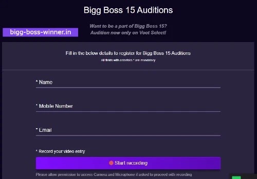 VOOT Bigg Boss 17 Registration 2023 : How to Apply Online for Bigg Boss ...