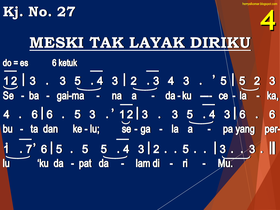 TouRoeroekan: Kidung Jemaat No. 27