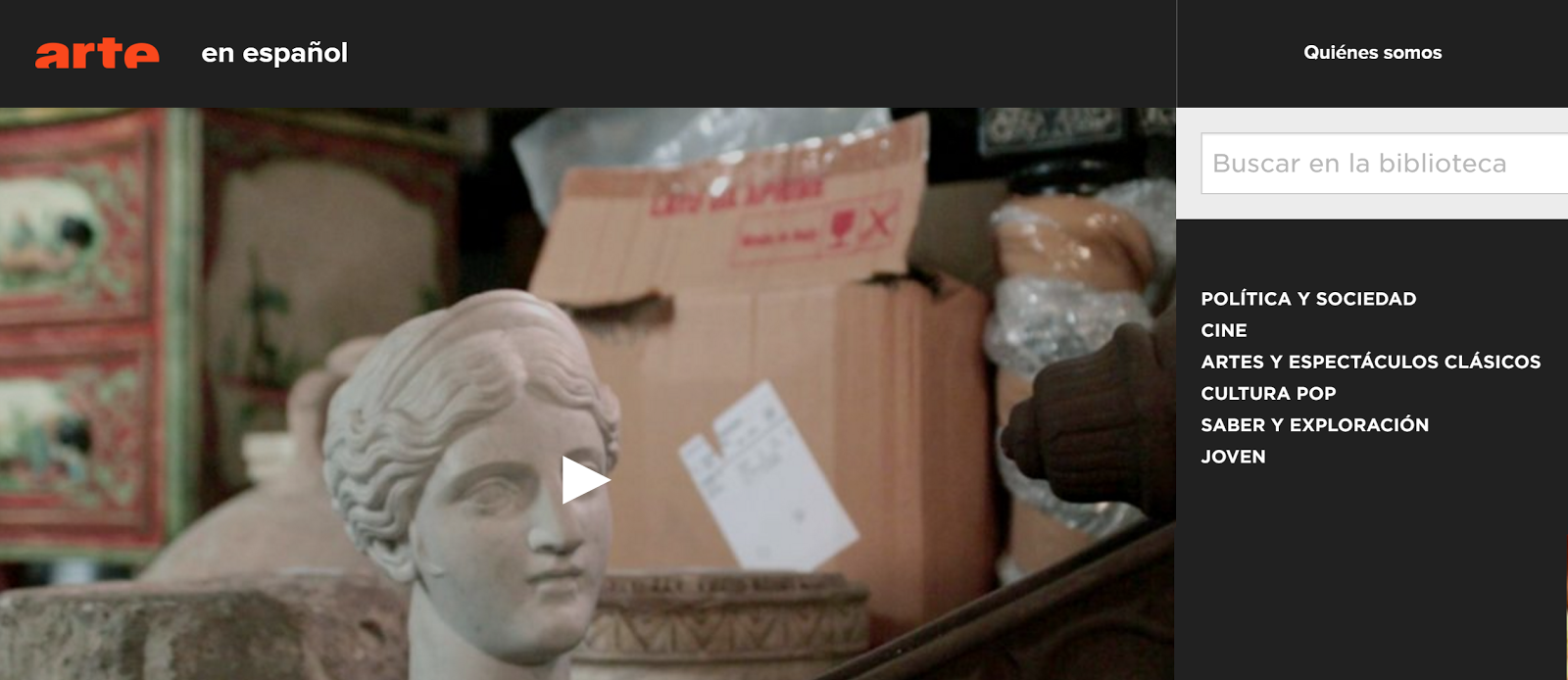 Crea y aprende con Laura: Arte.tv, Arte en 4 idiomas