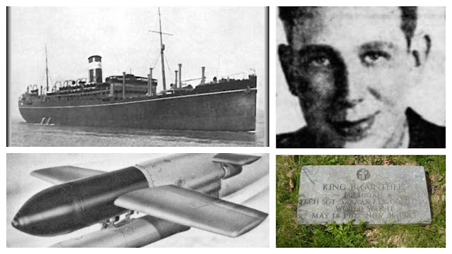 WW2 Fallen 100: WW2 Fallen - King Gunther, HMT Rohna, killed by early ...