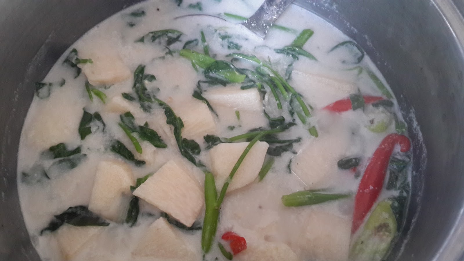 Resepi Masakan Kegemaran: Sayur Lemak Ubi Besar