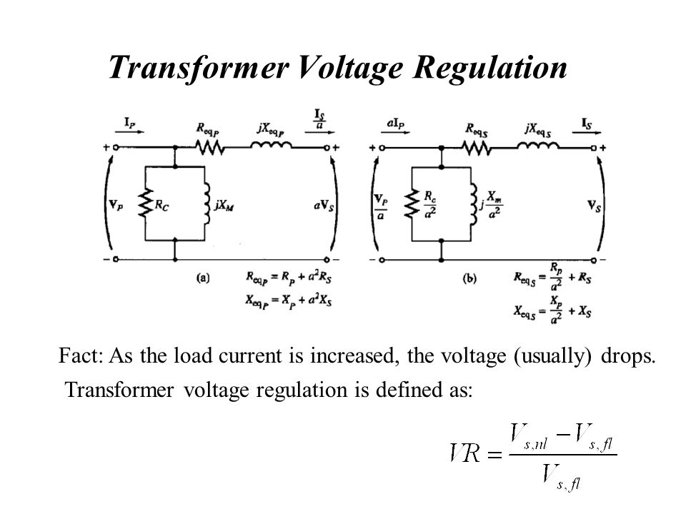 Professional Engineers: TRANSFORMER EQUIVALENT MODEL