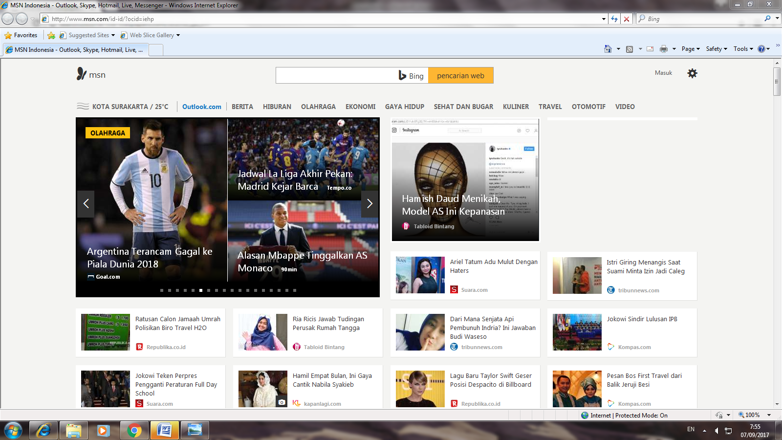 TAMPILAN DAN FUNGSI MENU WEB BROWSER (INTERNET EXSPLOLER)