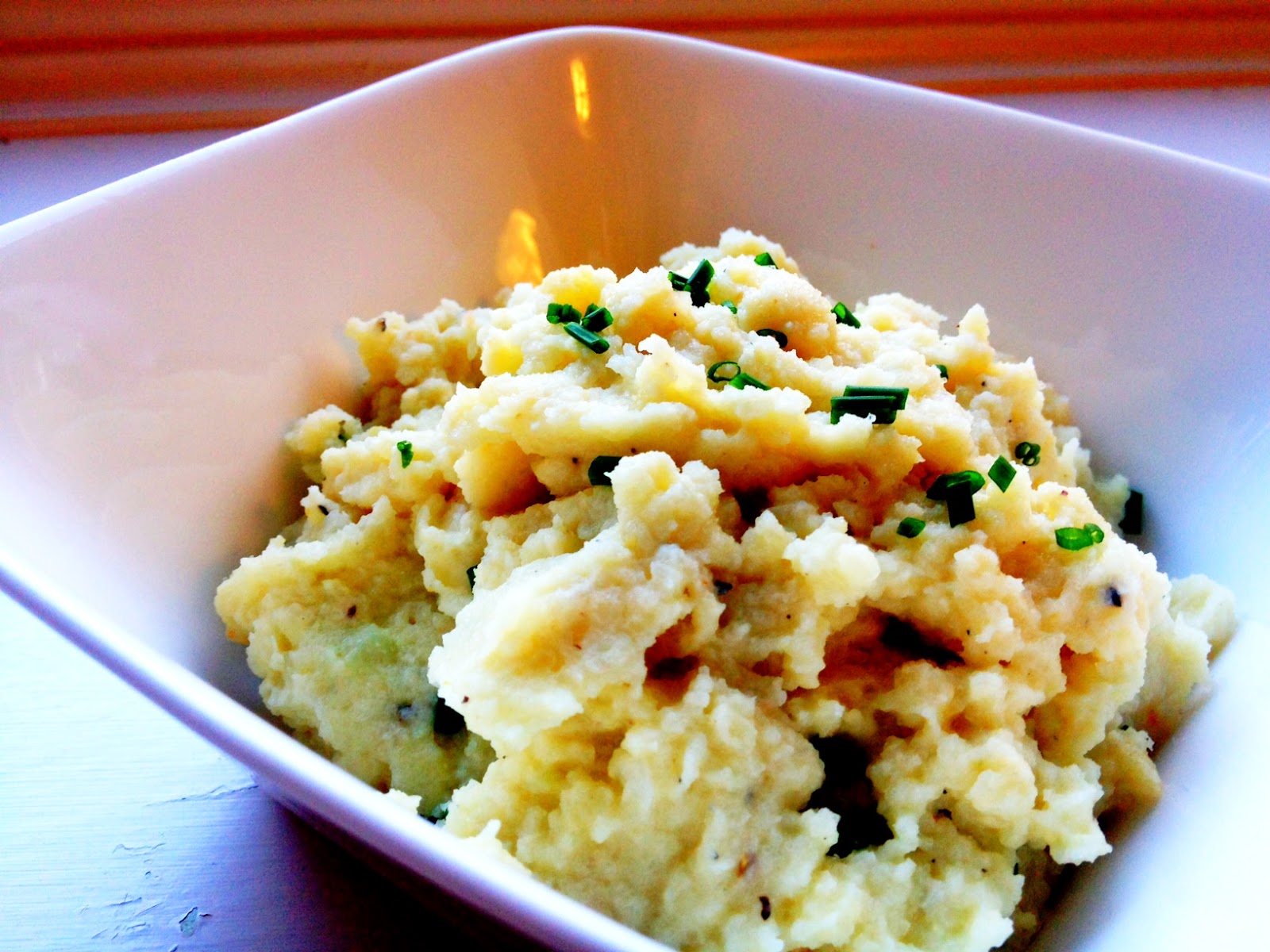 Young and Entertaining: Roasted Garlic Mashed Cauliflower