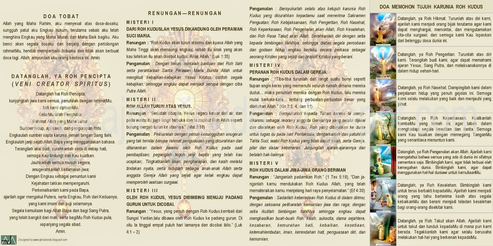 KAPLET DAN NOVENA ROH KUDUS