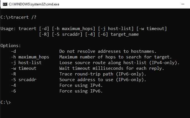 Tracert Command