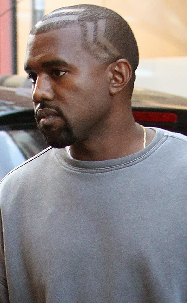 AMpm FUN: Kanye West Debuts New Haircut—and You've Gotta Take a Closer ...