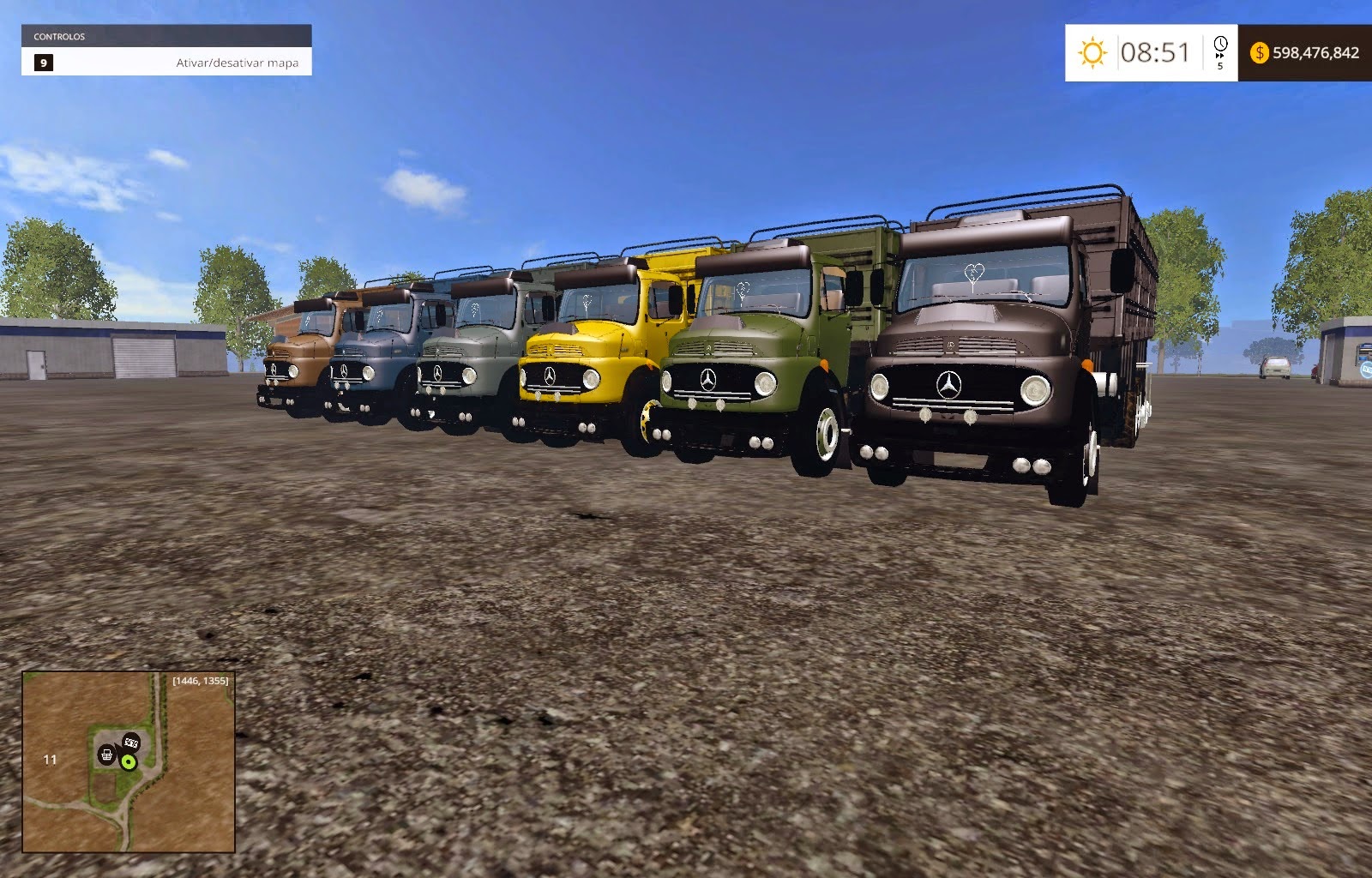 Mods fs 13, 15 e ETS2: FS-15_MB 1513 Multicores