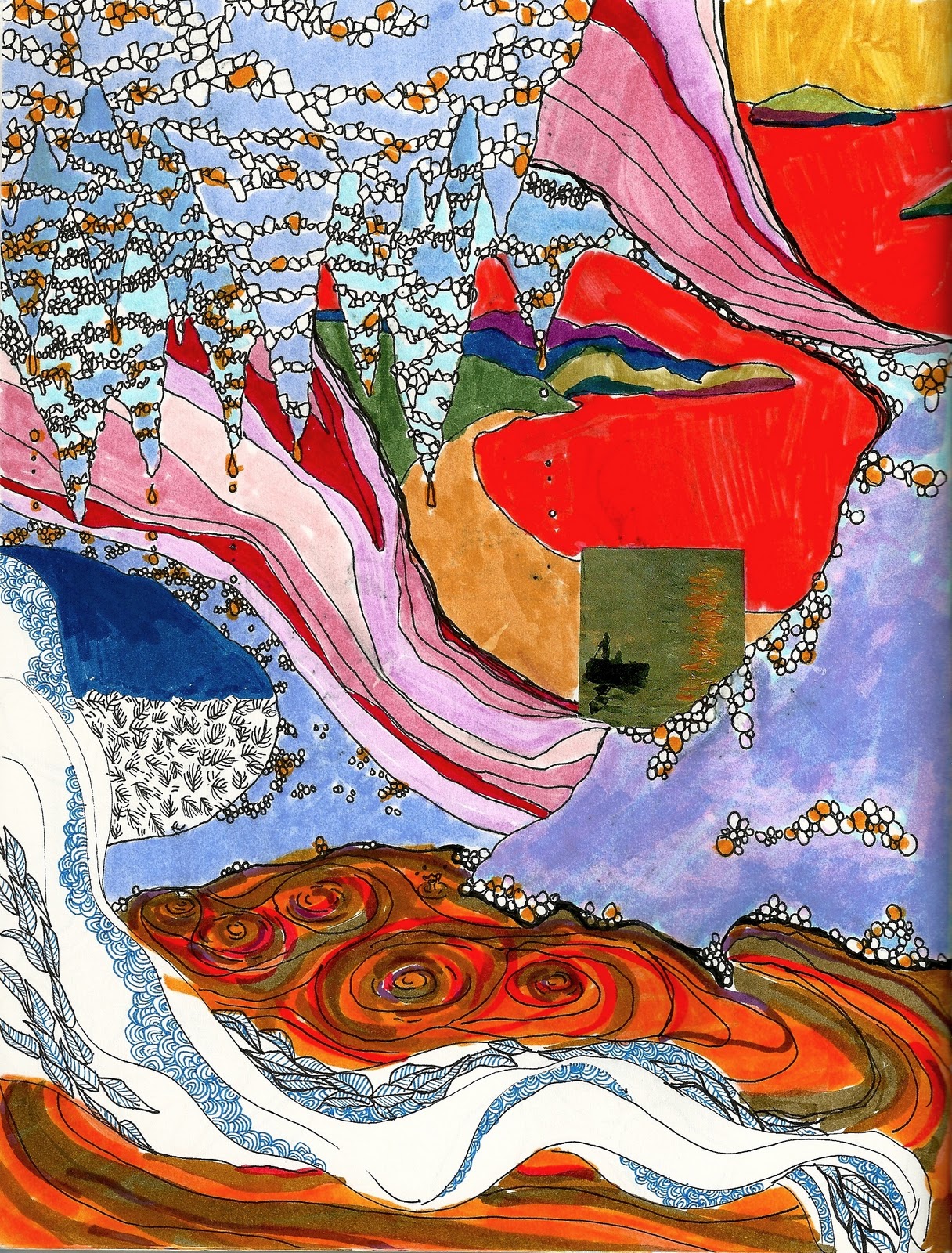 Jacqueline Maloney, Artist: Stream of Consciousness drawings...from the ...