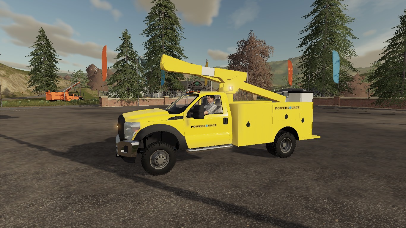 FS19 F550 Utility Truck - FS 19 & 22 USA Mods Collection