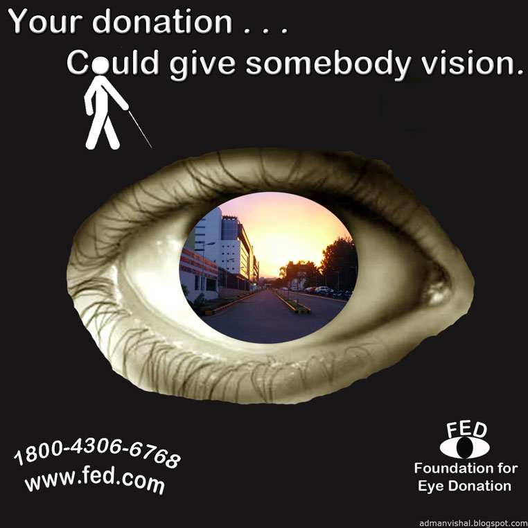 Vishal Abhyankar's Advertising Blog: Ad for Encouraging Eye Donation