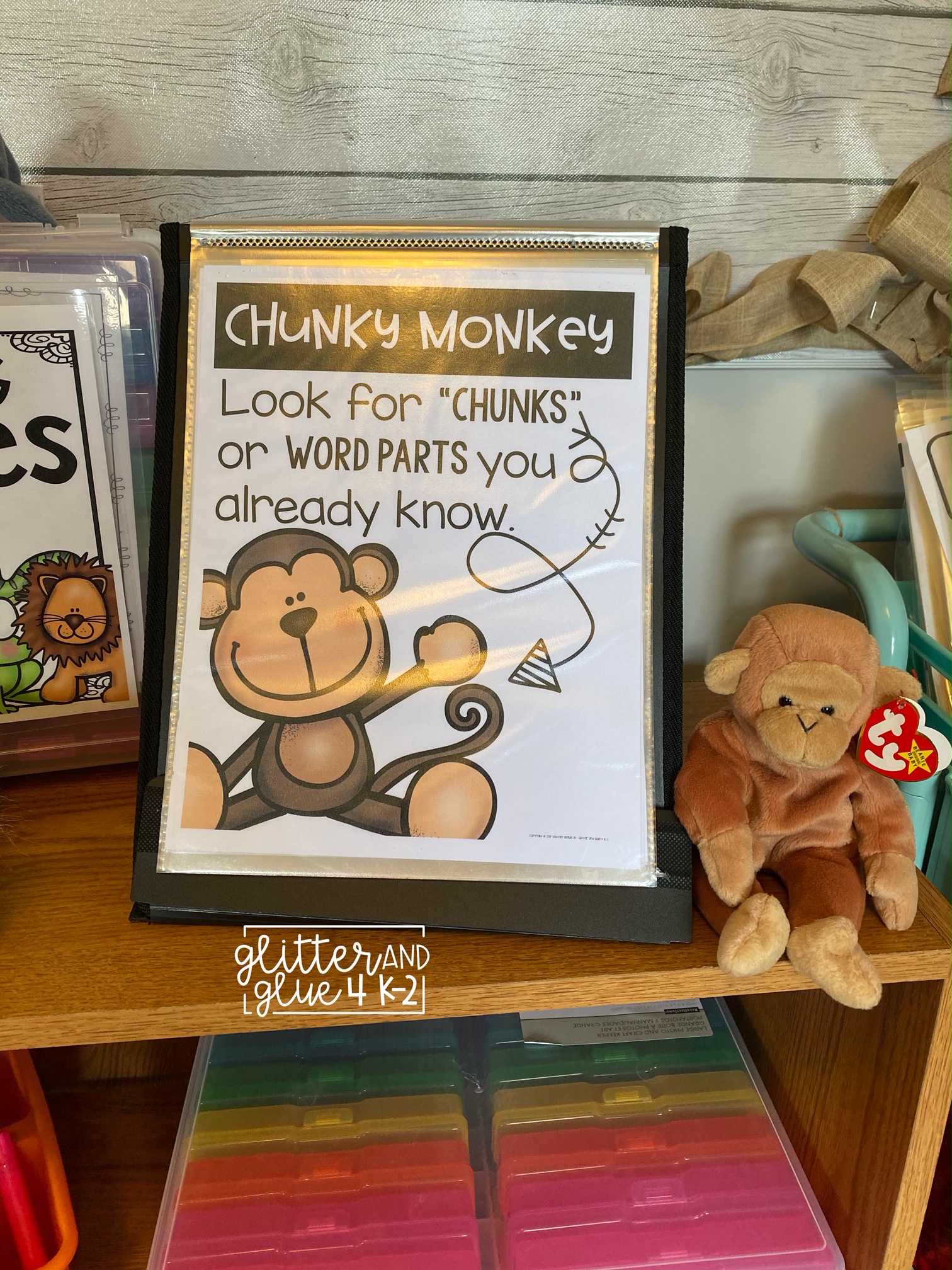 Chunky Monkey Reading Strategy