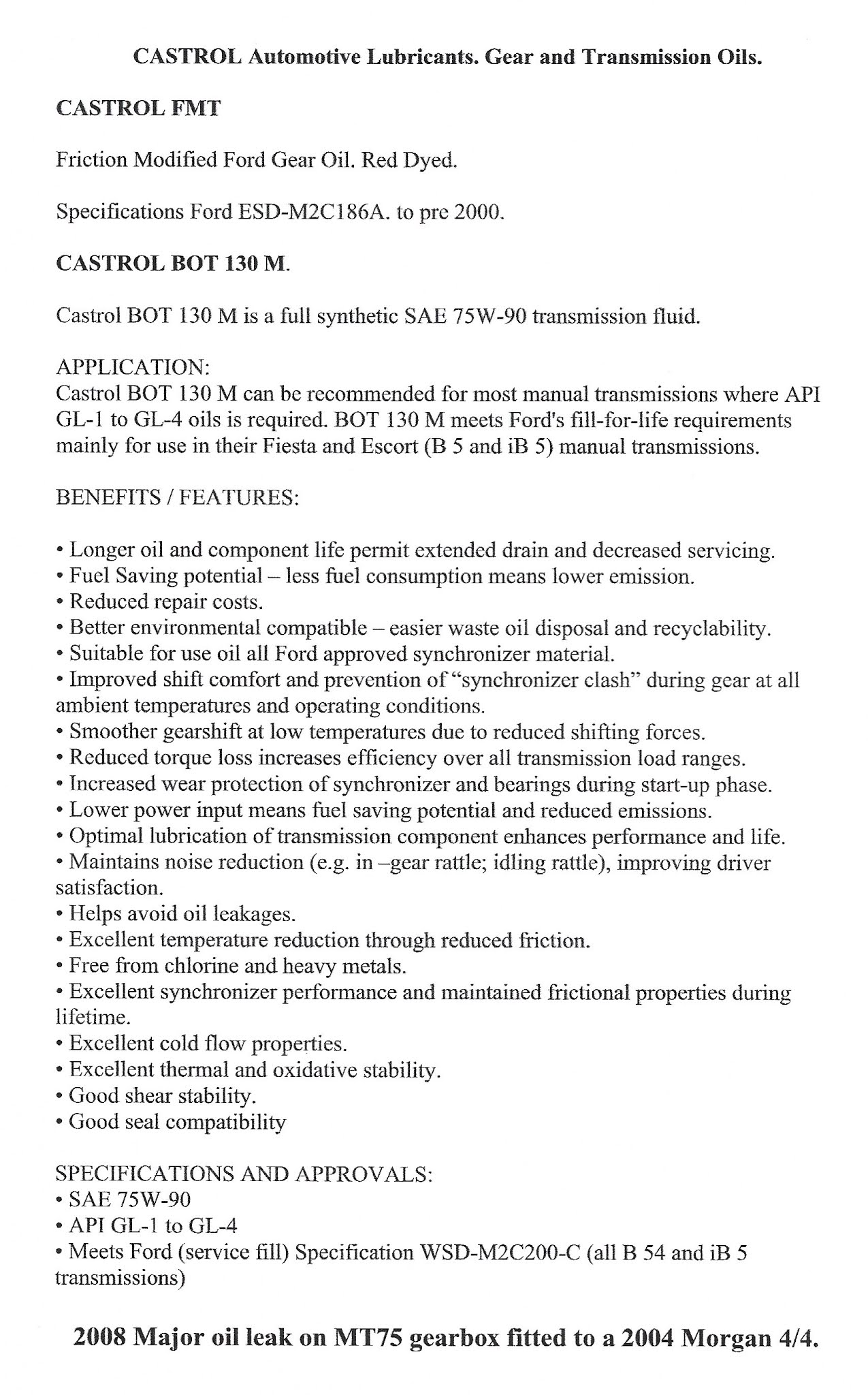 Morgan Technical and Other Topics Blog: Information on Morgan Roadster ...