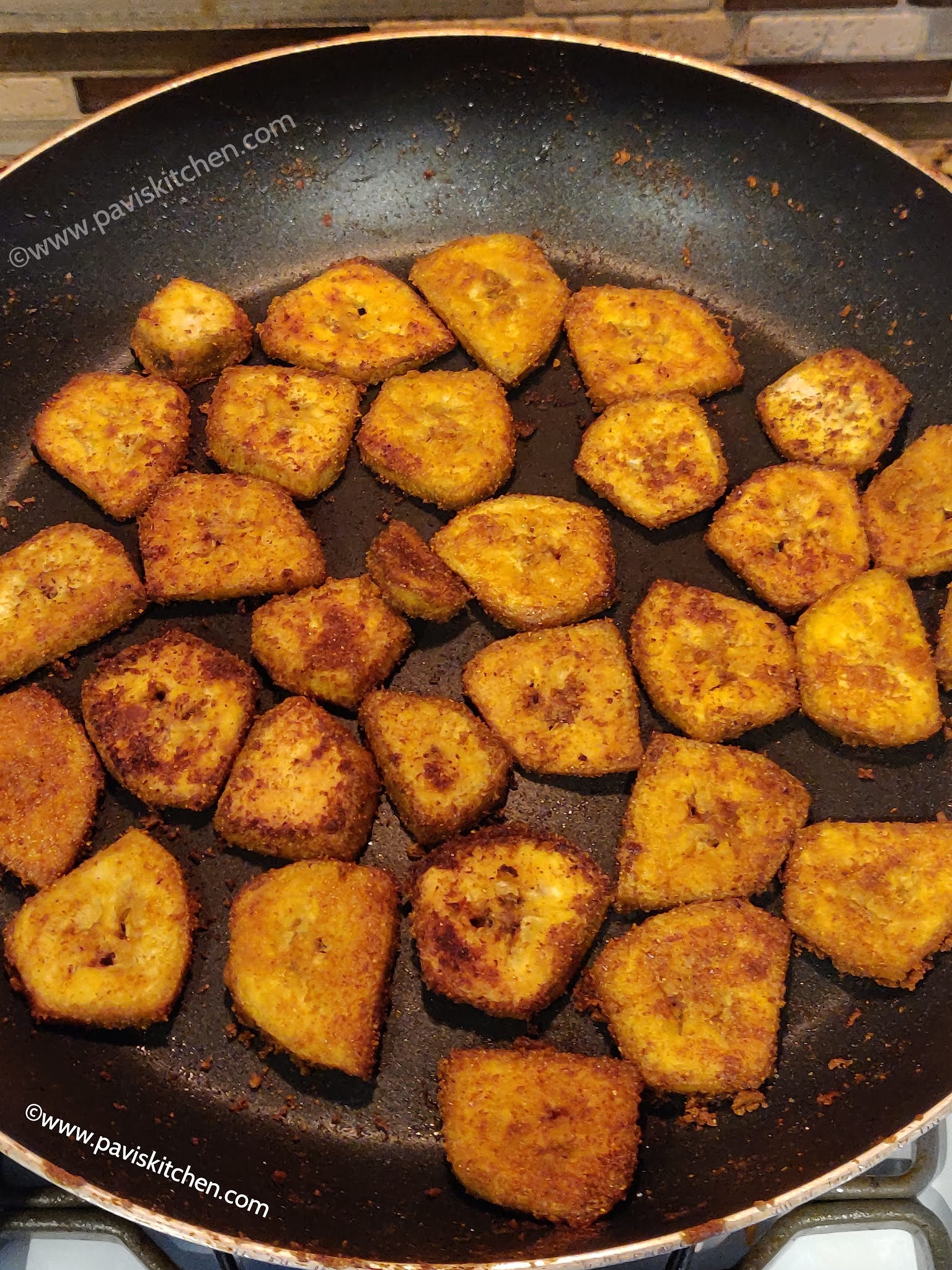 Raw banana fry recipe | Vazhakkai fry recipe | Vazhakkai varuval recipe ...