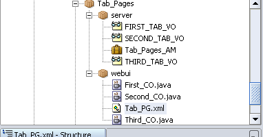 Create Tab pages in OAF