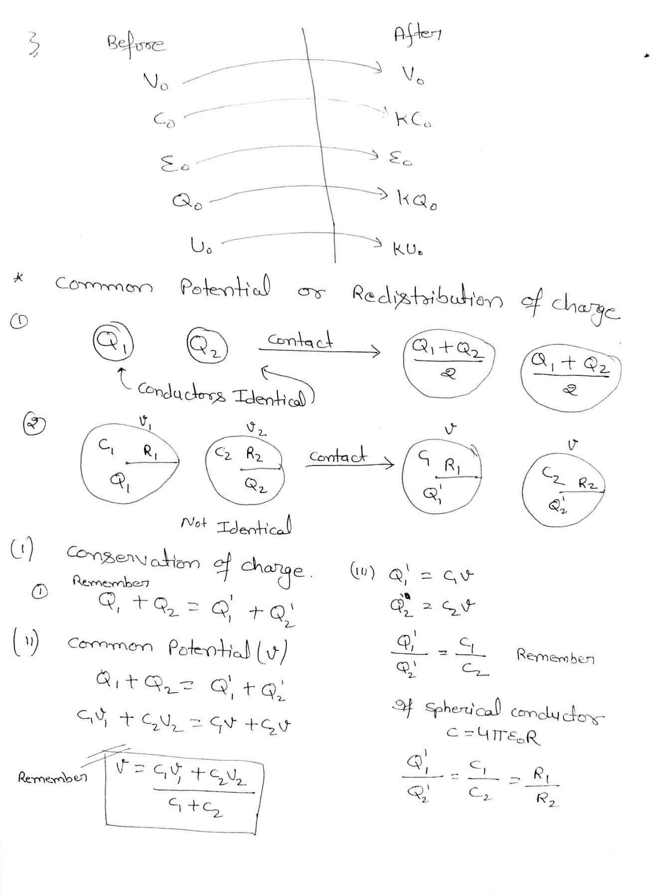 Capacitor notes physics class 12 - Studypur