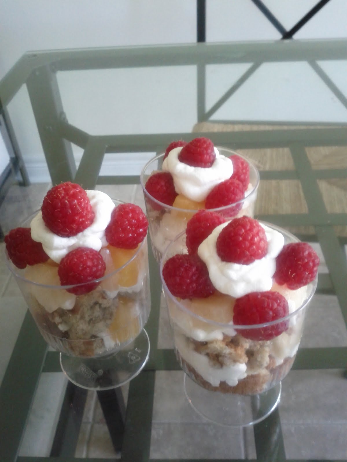 From my cottage kitchen: Mini trifle cups