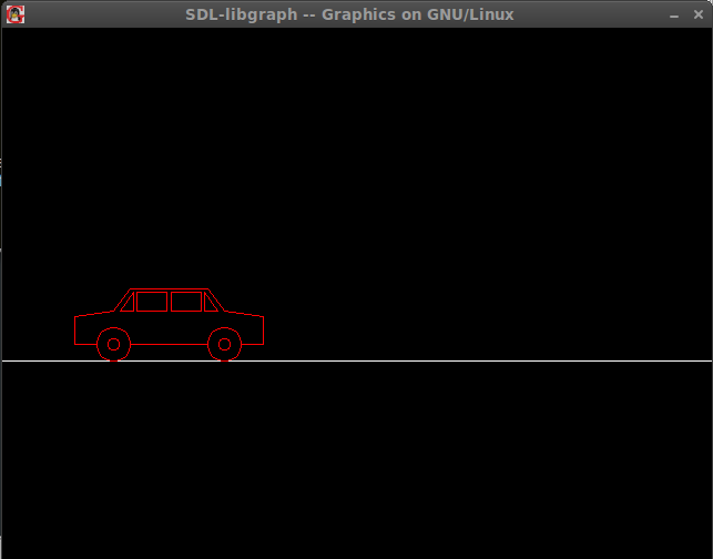 Draw Car Graphics Programming In Gcc C Program ~ My Btech 2k8cse
