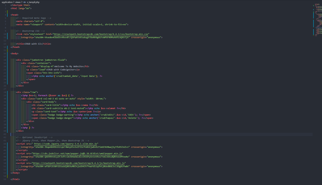 CRUD Pada Codeigniter #11