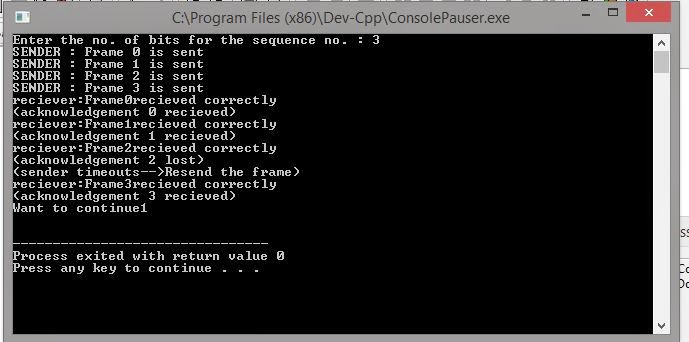 DU CS Lectures: SIMULATE AND IMPLEMENT SELECTIVE REPEAT SLIDING WINDOW ...