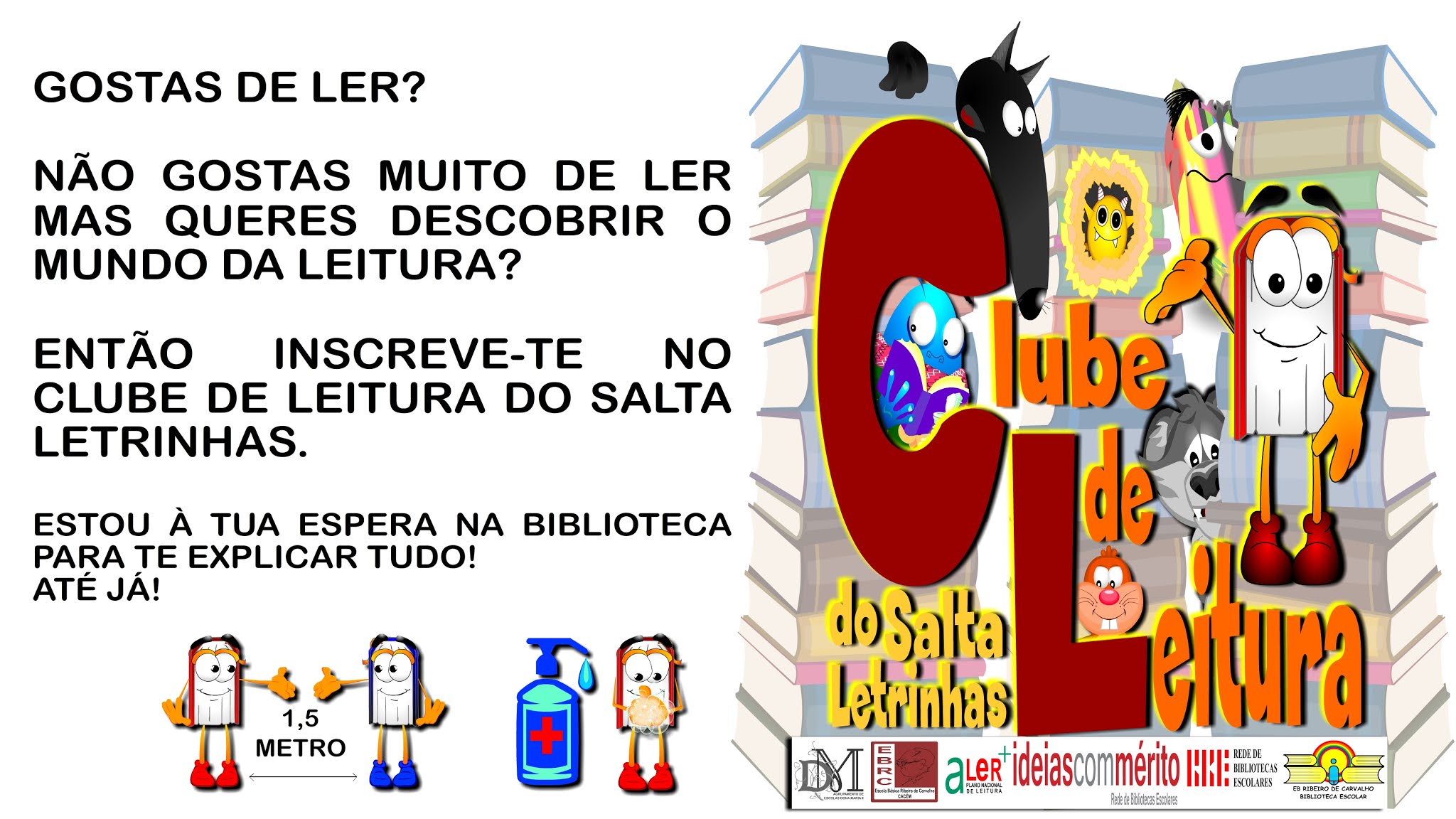 O CASTELO DOS LIVROS: Salta Letrinhas