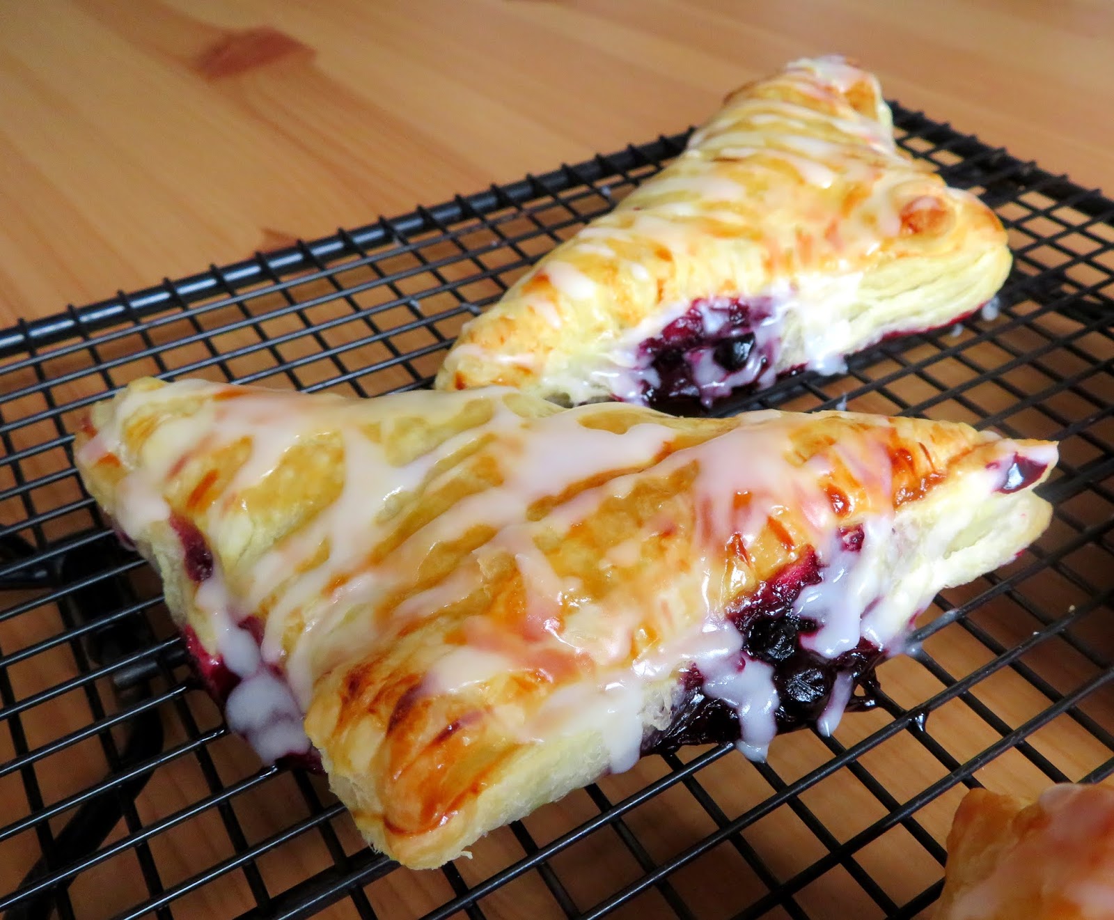 Lemon Blueberry Turnovers | The English Kitchen