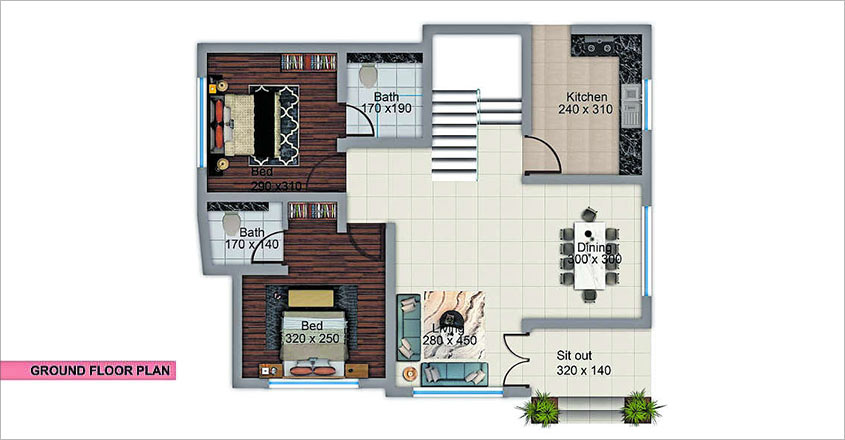 5 Cent Budget 4 Bedroom Home Design with Free Plan - Kerala Home Planners