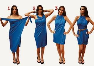 New fashion: Como fazer cangas que se transformam em roupas