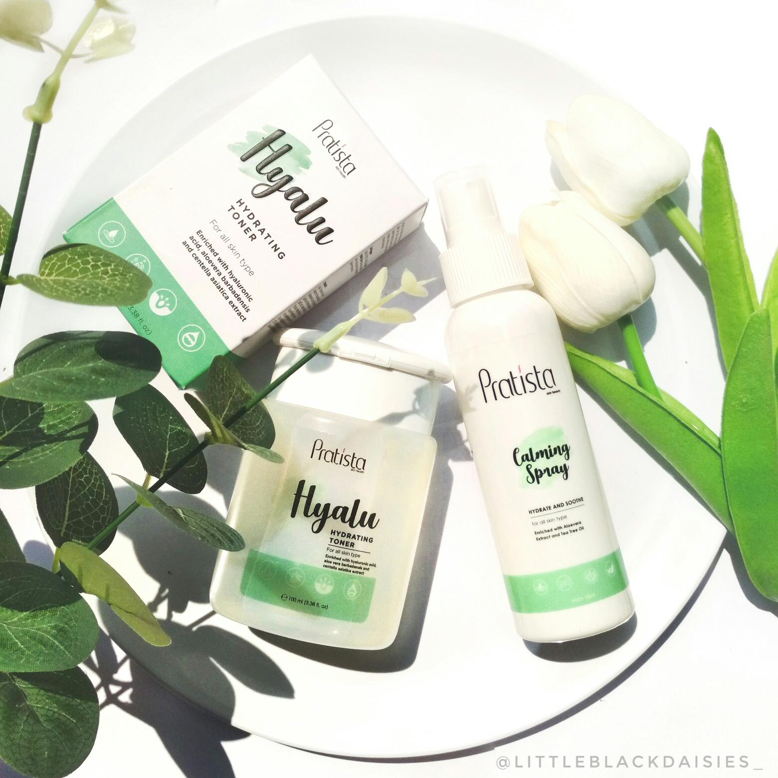 Pratista Hyalu Hydrating Toner & Calming Spray - Review - Little Black ...