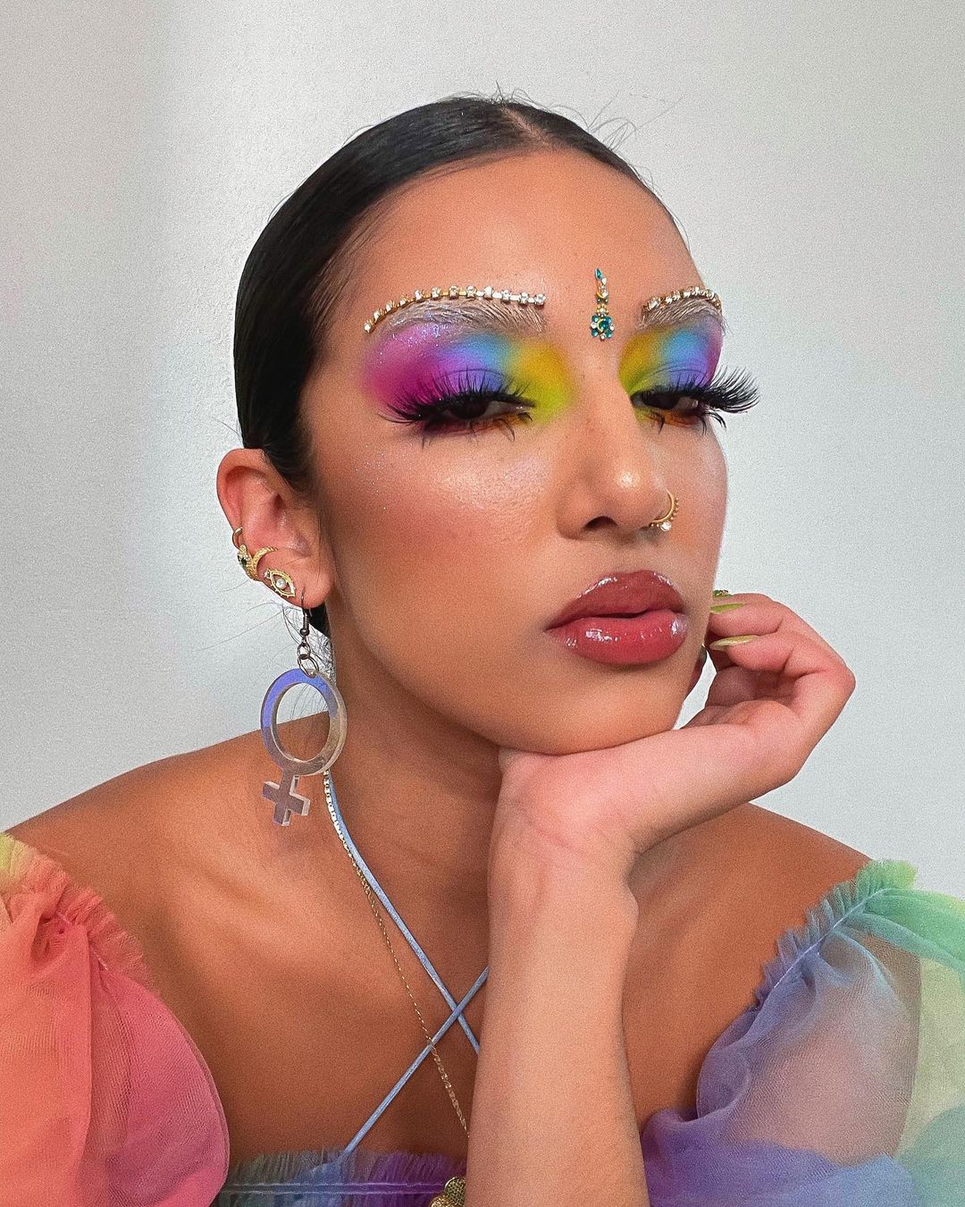 10 beautiful colorful makeup ideas | Melody Jacob