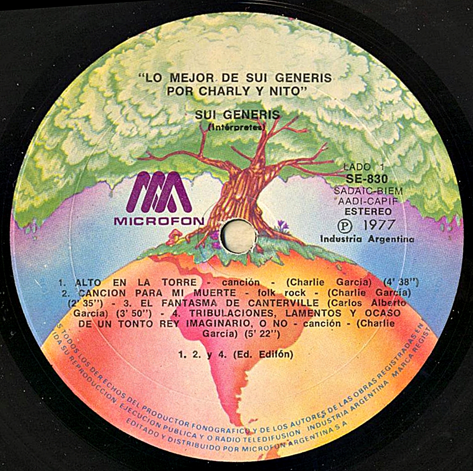 Los discos de Miguel: 0084 - Lo mejor de Sui Generis (Recopilatorio - 1977)