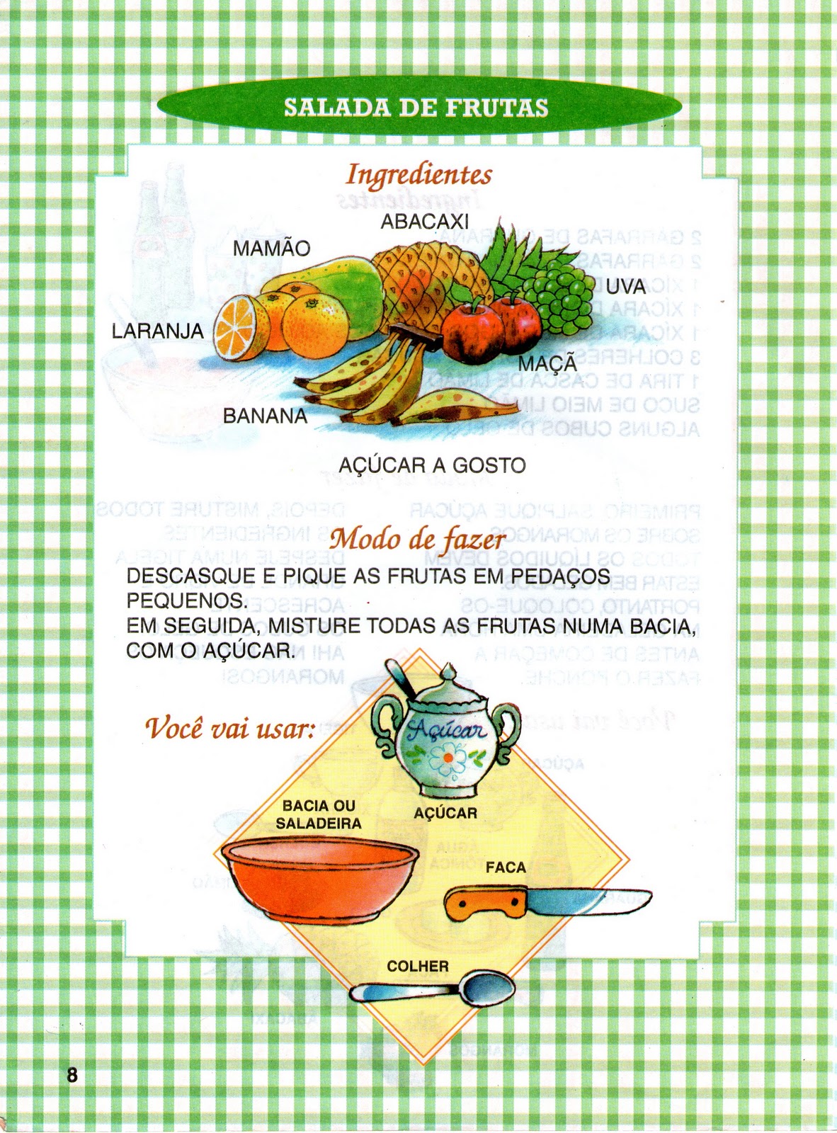 CANTINHO DAS RECEITAS: * RECEITINHAS FÁCEIS