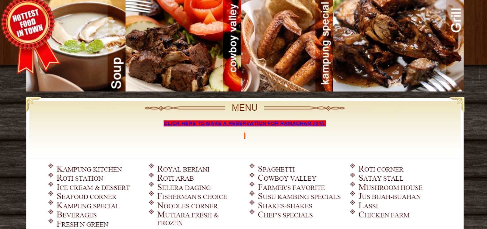 Bersantai Sambil Menjamu Selera di PUNCAK MUTIARA CAFE... Menu yang ...