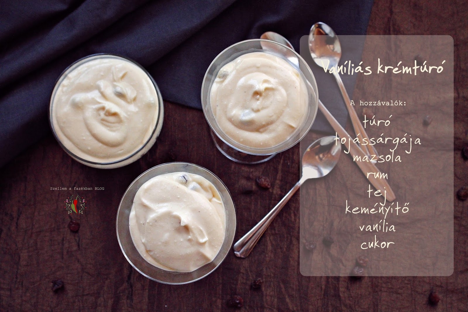Szellem a fazékban: Retro vaníliás krémtúró