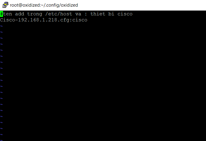 Oxidized - Cài đặt server backup configuration network tập trung với ...