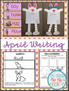 1st Grade Hip Hip Hooray!: April Themed Writing Activities!!