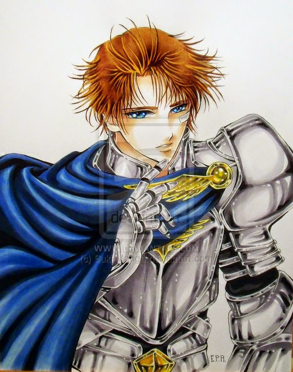 Copic Marker Europe: A handsome manga style knight