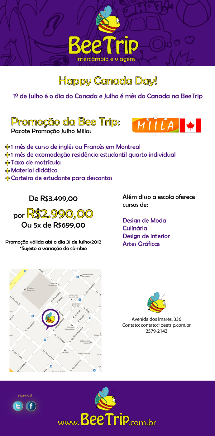 Julho na BeeTrip - Beetrip