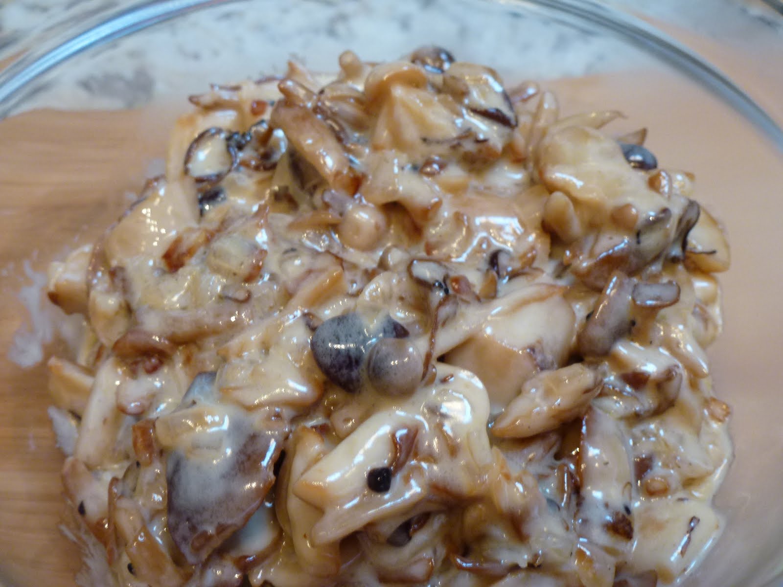 Hardly Housewives: Crispy Polenta Squares with Mushroom Ragu and Leek Jam