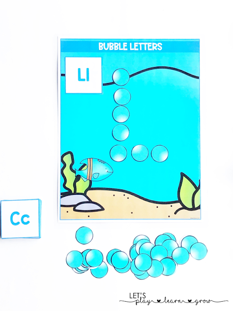 Ocean Theme Activity Binder Activities | Lets Play.Learn.Grow