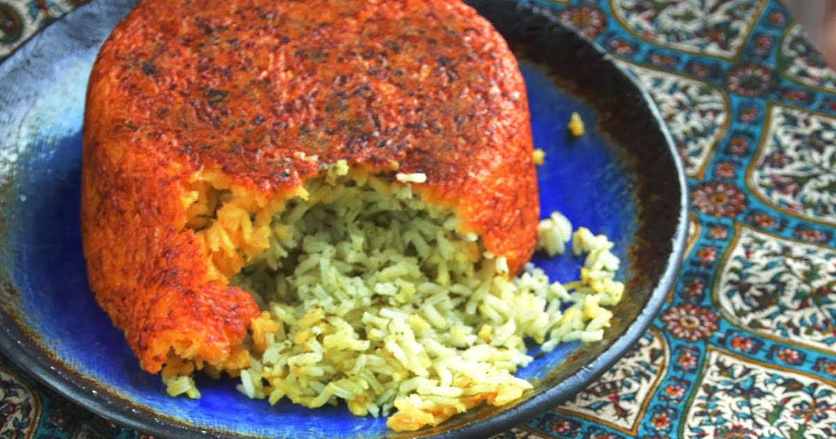 South Iranian style chicken stew with cilantro and mushroom