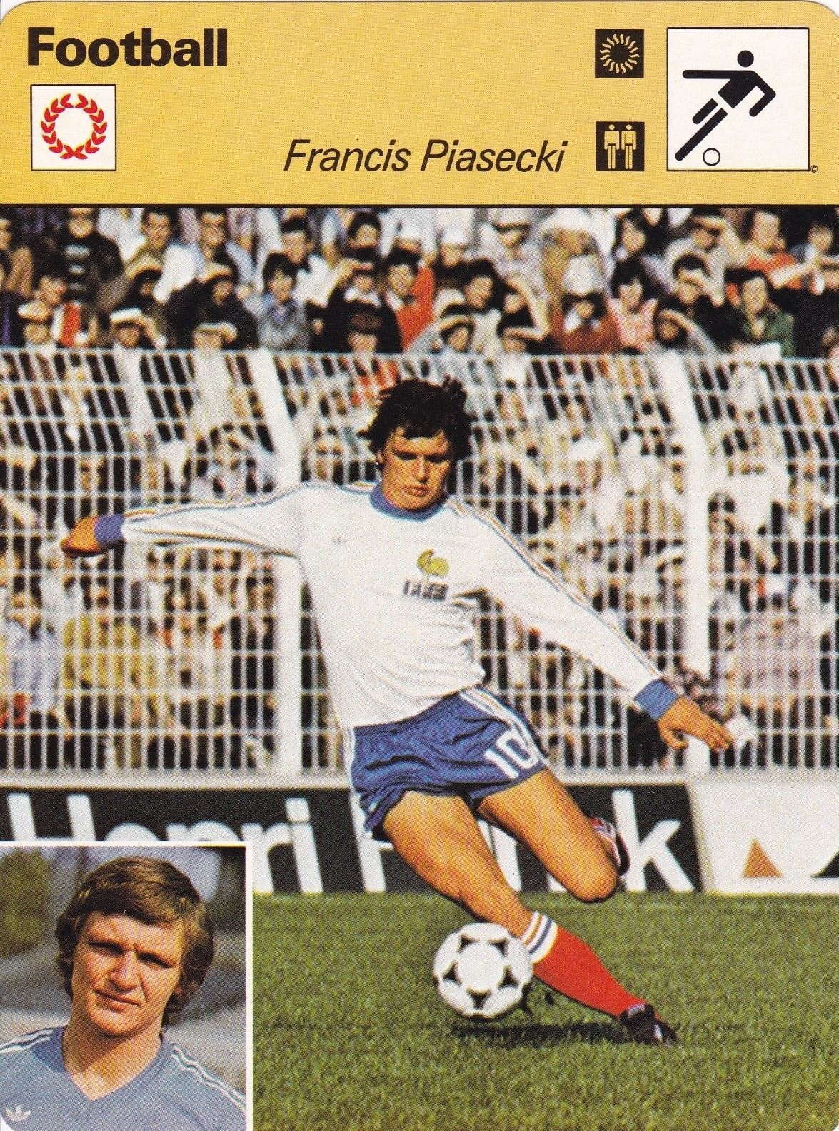 Football Yesterday & Today: Francis Piasecki (Fiche Football)