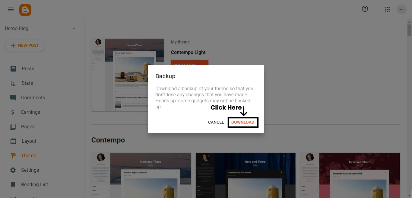 How To Take Backup Of Blogger | RUSTCODE