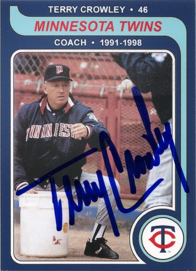 Minnesota Sports Autograph Project: TERRY CROWLEY